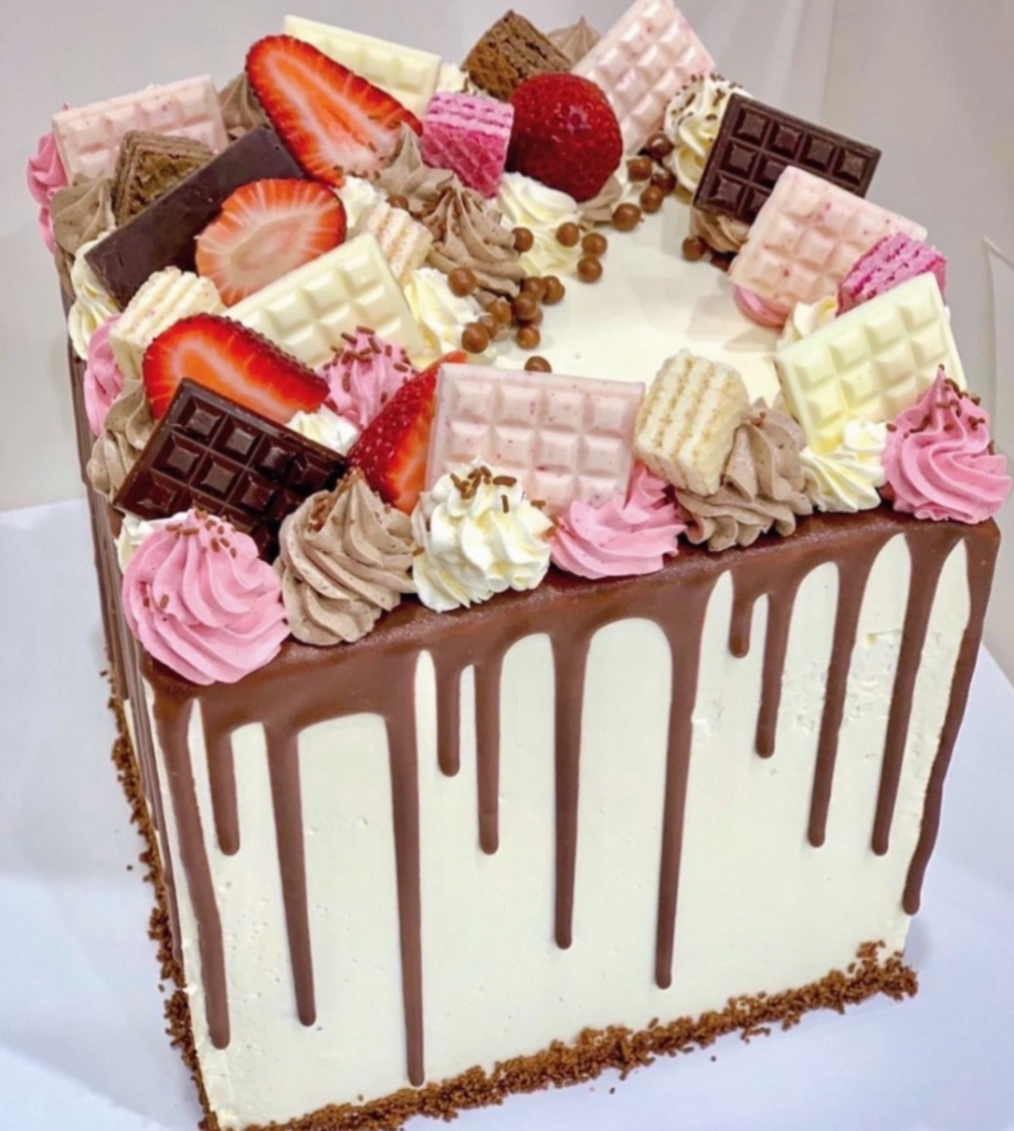 Neapolitan Slab Cake - Sugar Whipped Cakes Website