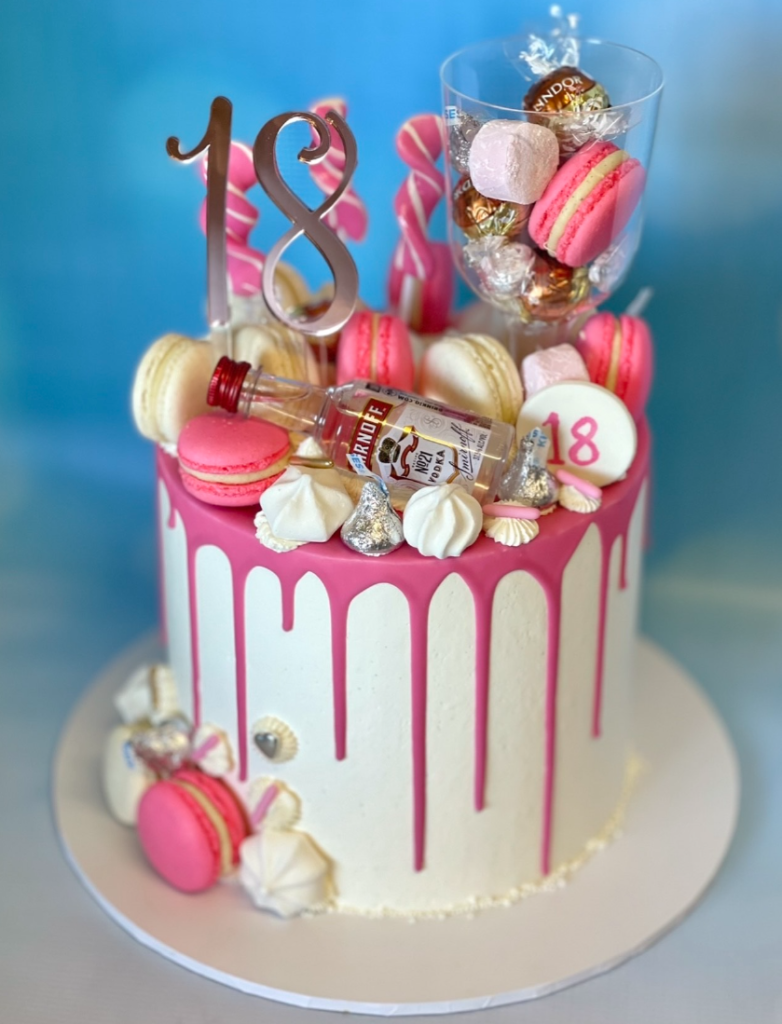 Pink Ladies Celebration Cake - Sugar Whipped Cakes Website