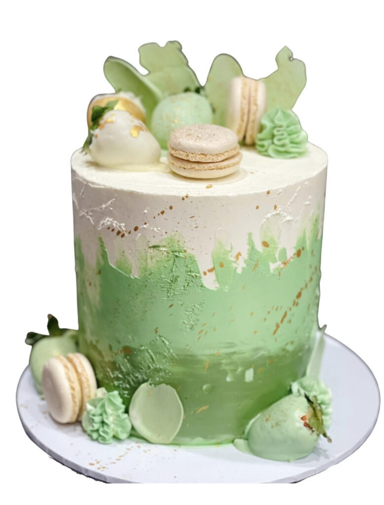 Green Tones Signature Cake - Sugar Whipped Cakes Website