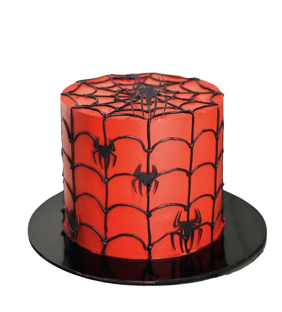 Spider Man Piped Cake - Sugar Whipped Cakes Website