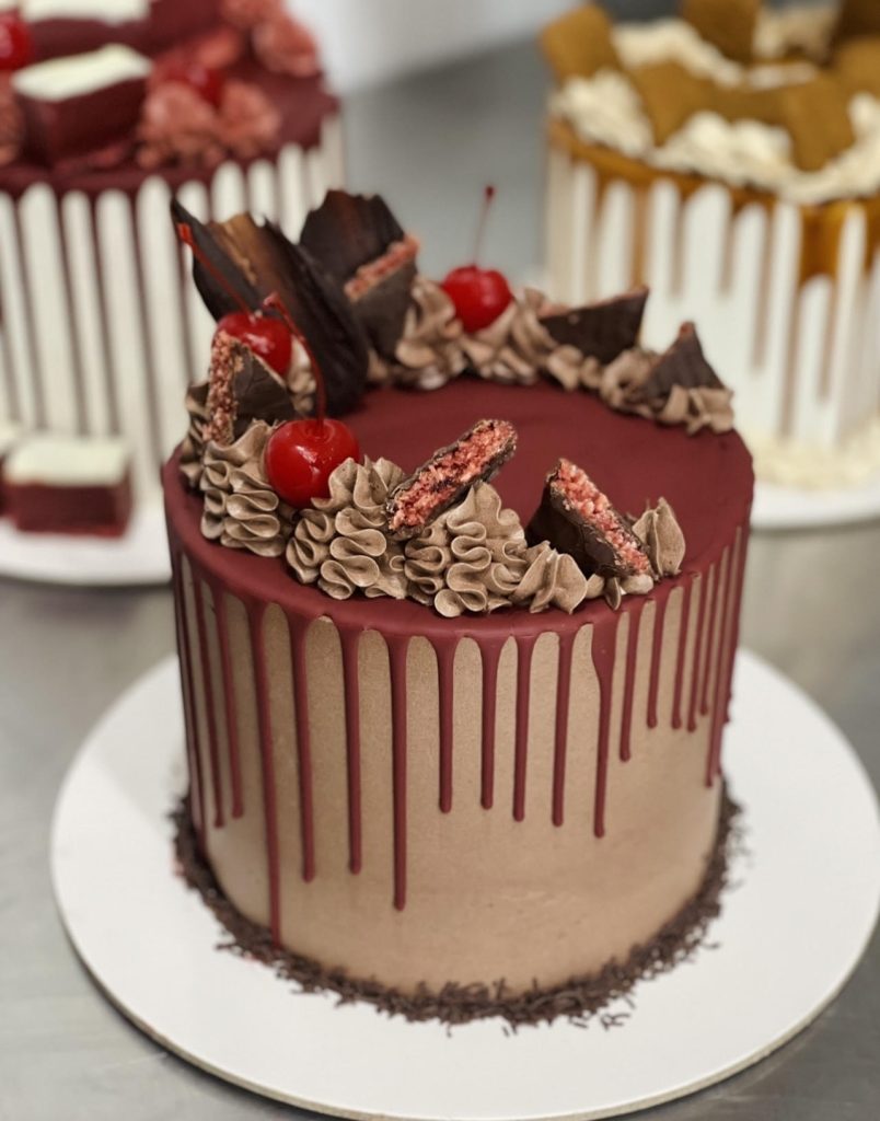 Cherry Ripe Cake - Sugar Whipped Cakes Website