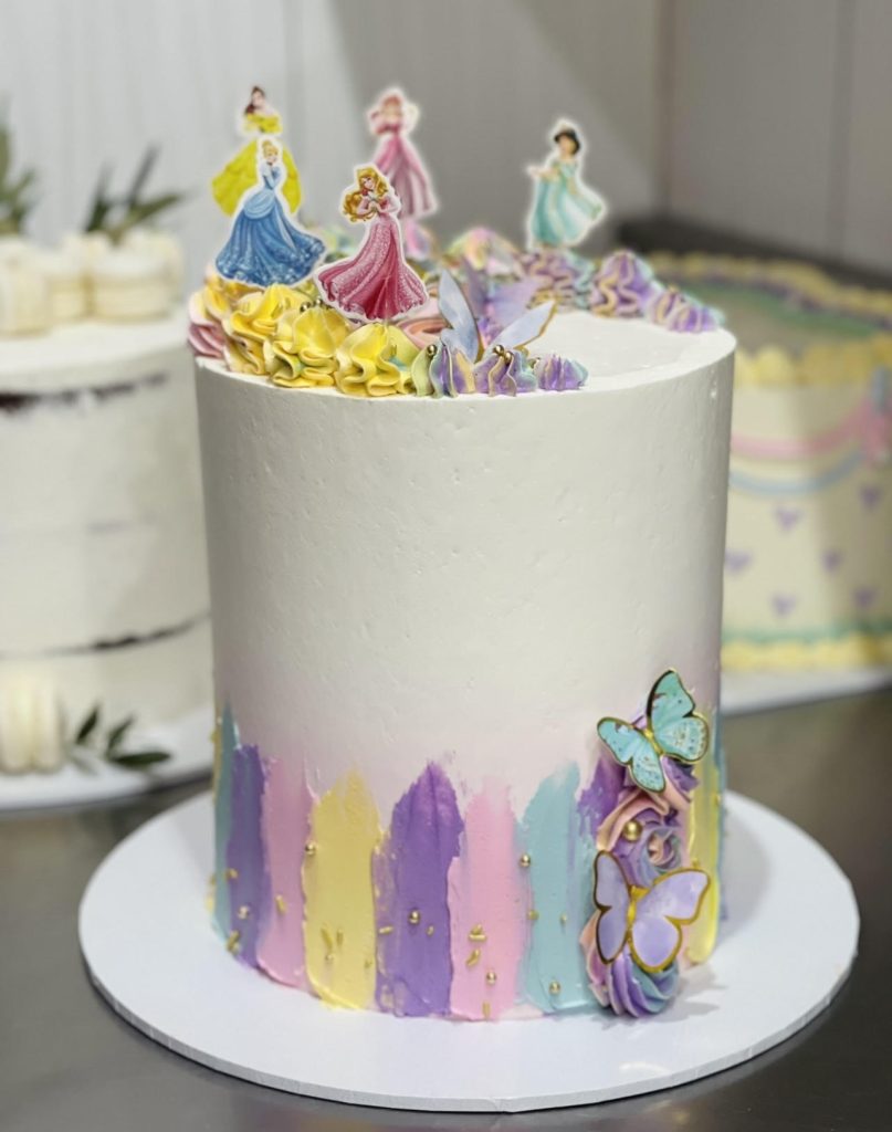 Pastels Princess & Butterfly Last Minute Cake - Sugar Whipped Cakes Website